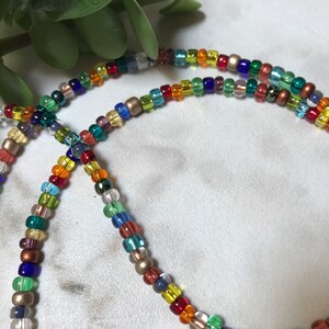 Fun & Frolic Multi-color Beaded Eyeglass Chain - Etsy