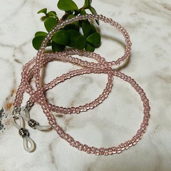 Pink Eyeglass Chain - Etsy