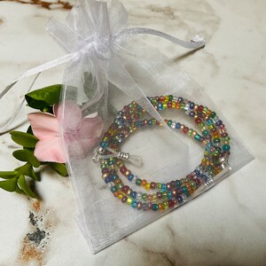 Fun & Frolic Multi-color Beaded Eyeglass Chain - Etsy