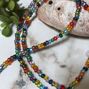 Fun & Frolic Multi-color Beaded Eyeglass Chain - Etsy