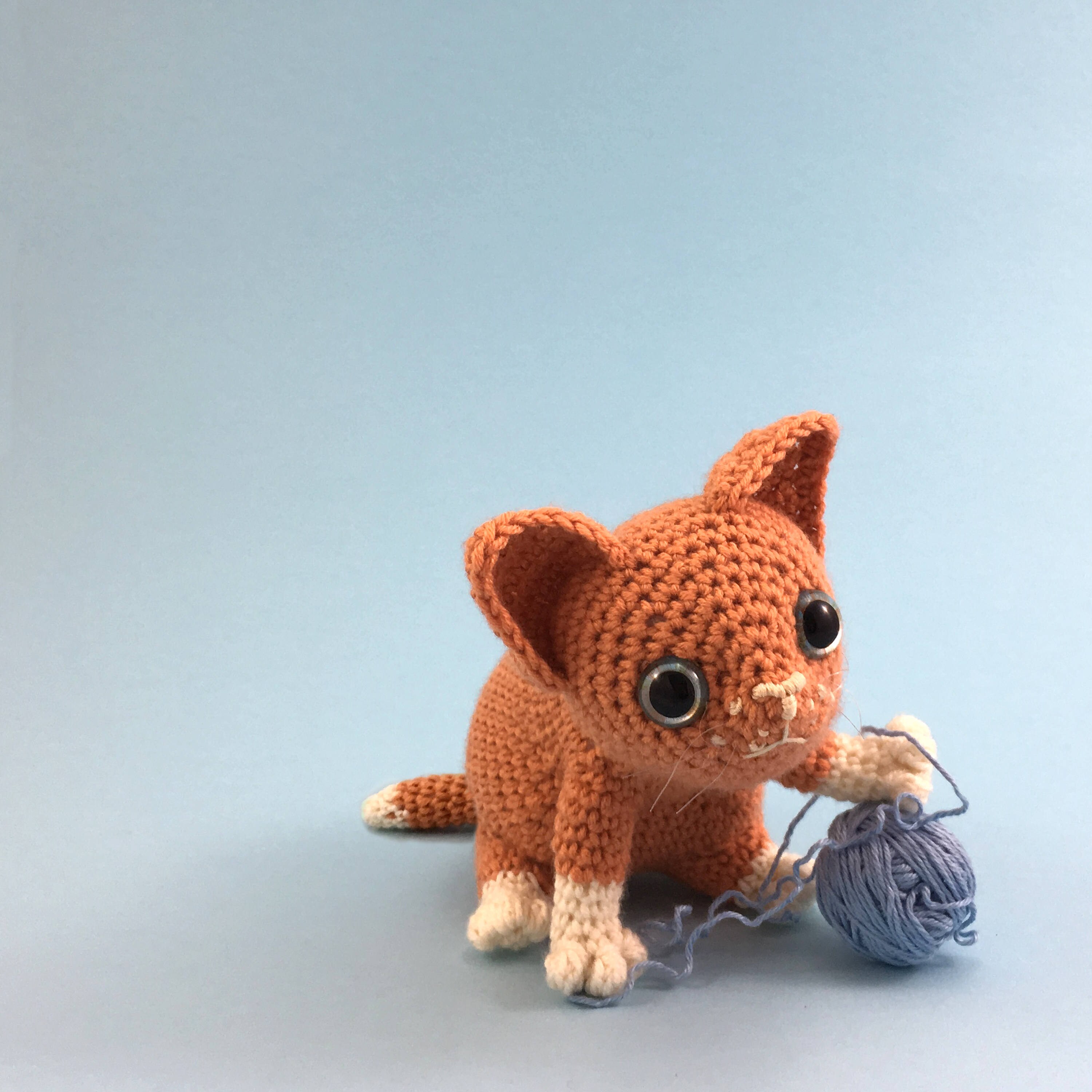 Nutmeg Kitten PDF Amigurumi Crochet Pattern - Etsy