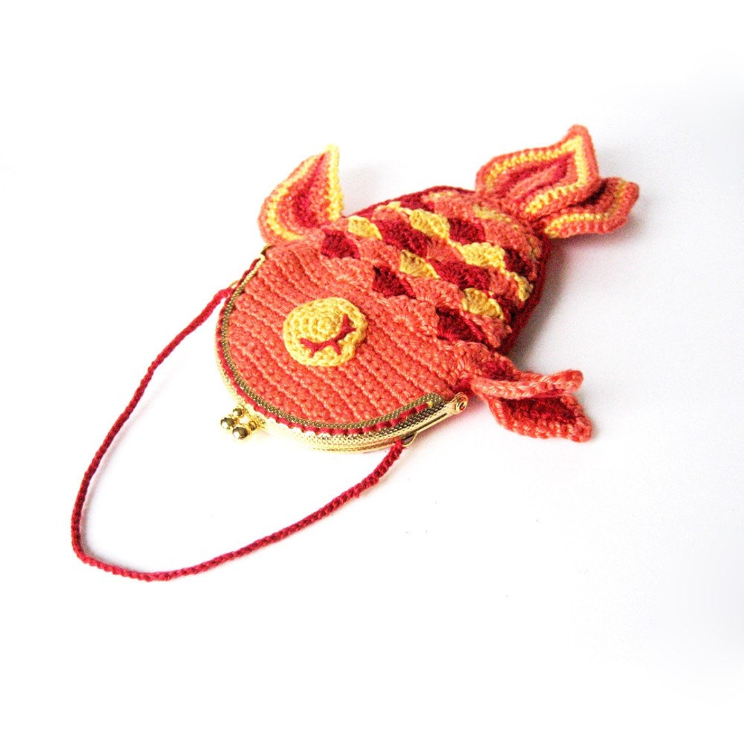 Lucky Goldfish Purse Crochet Pattern - Etsy
