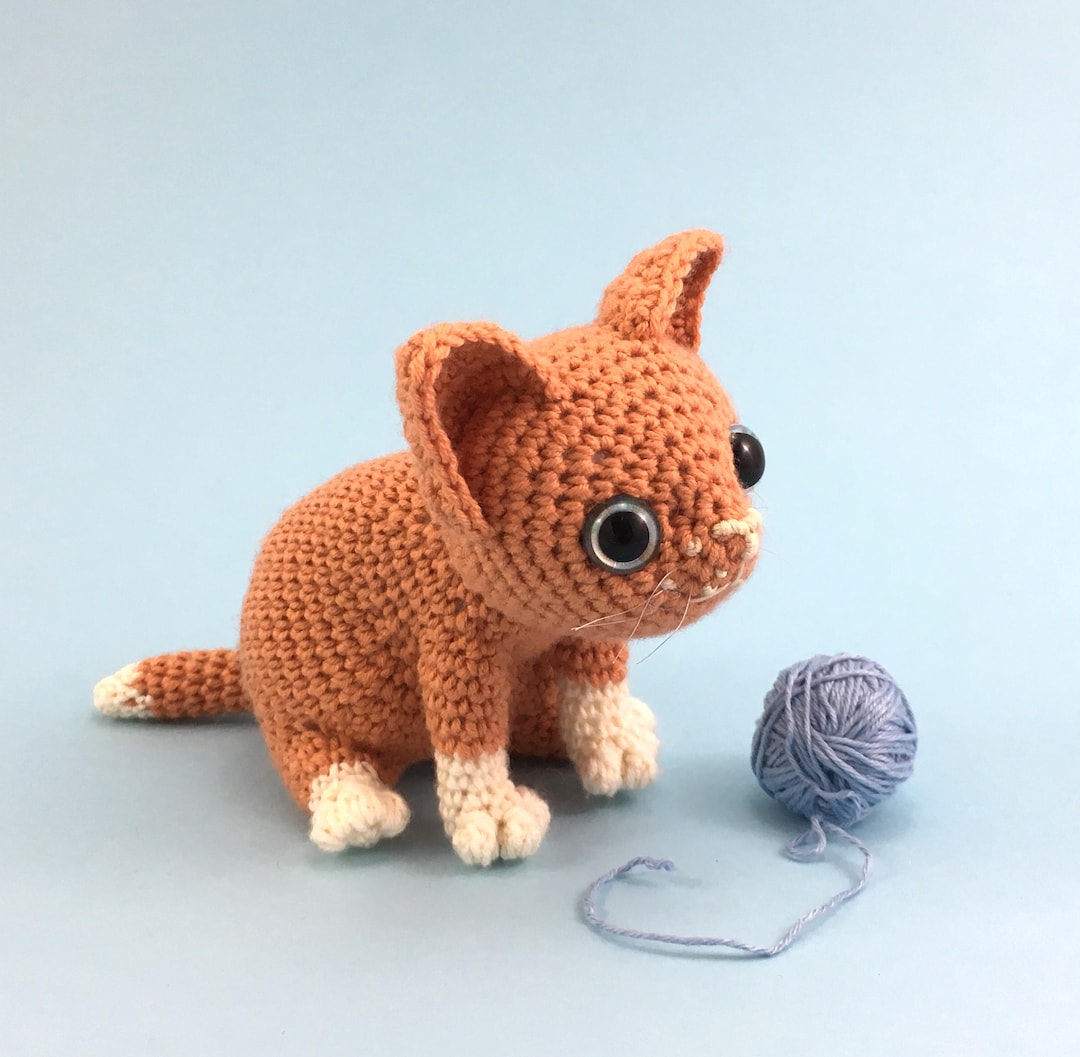 Nutmeg Kitten - PDF Amigurumi Crochet Pattern - Etsy