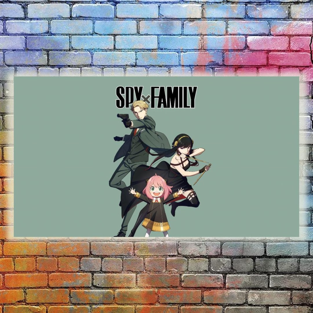 Spy Family Anime TV Series Poster, Canvas Wall Art Picture Print Decor ...