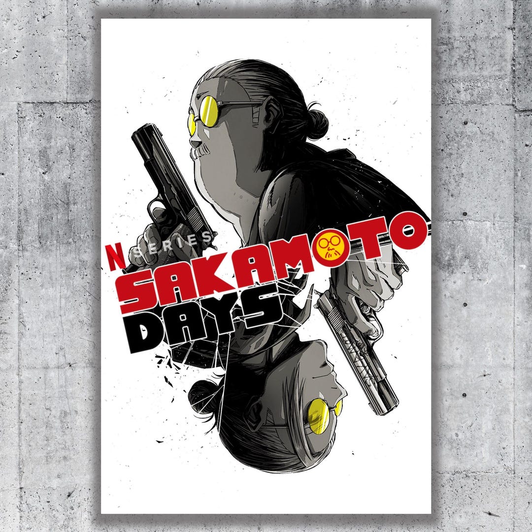 Sakamoto Days Manga TV Series Poster, Canvas Wall Art Picture Print ...