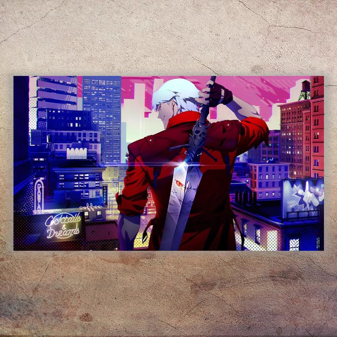 Devil May Cry Anime TV Series Poster, Canvas Wall Art Picture Print ...
