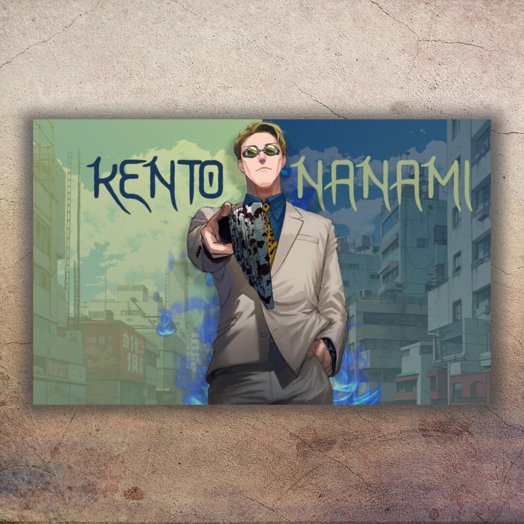 Kento Nanami Japanese Manga Poster, Canvas Wall Art Picture Print Decor ...