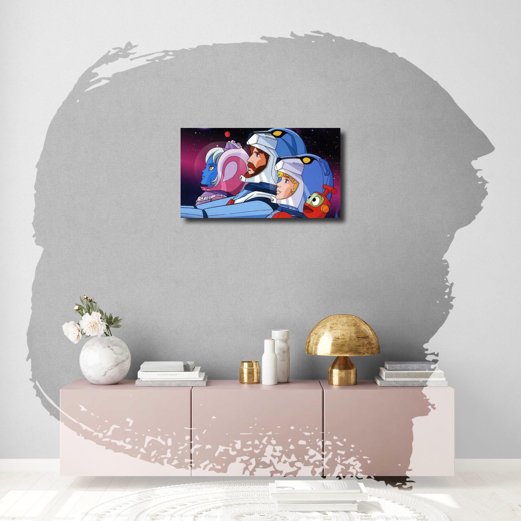 Ulysses Retro Animated TV Series Poster, Canvas Wall Art Picture Print ...