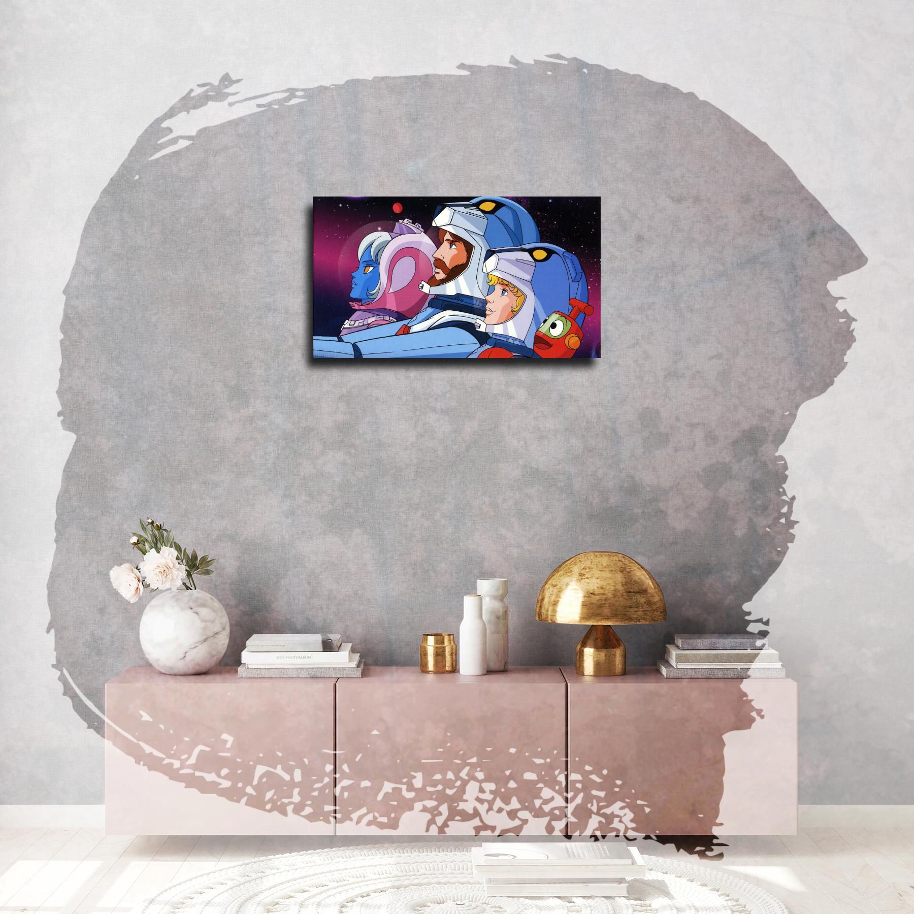 Ulysses Retro Animated TV Series Poster, Canvas Wall Art Picture Print ...