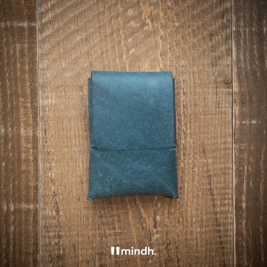 Handmade Leather Card Holder: Stitchless Pocket Wallet - Etsy