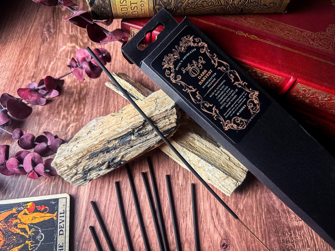 Dark Harvest Gothic Incense Sticks | Pumpkin Spice & Spooky Woods Scent ...