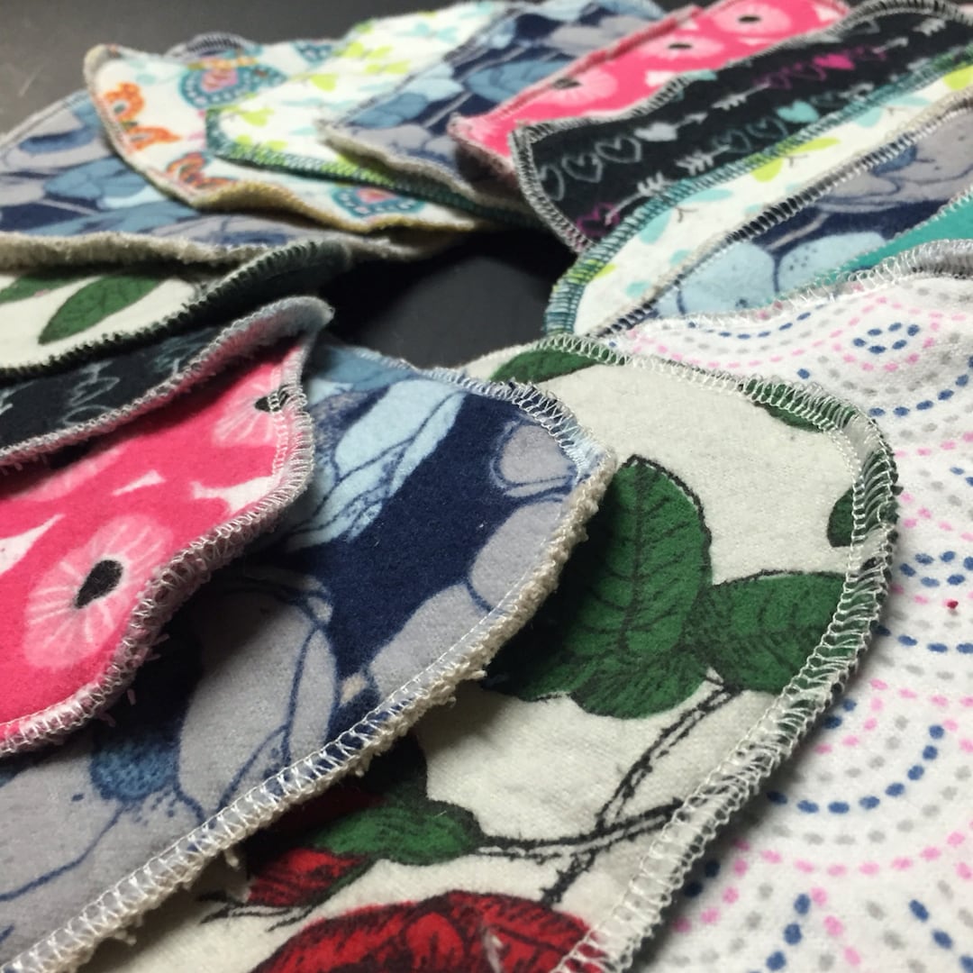 Mamabear Reusable Terry & Flannel Cloth Towelettes (unpaper) Napkins ...