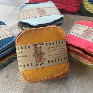 Mamabear Reusable Cloth Mini Wipes (washable) Set - Baker's Dozen ...