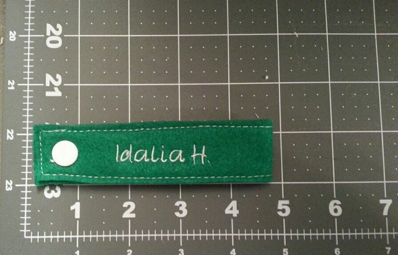 Snap on Reusable Name Tags Labels, Alert Labels Embroidered Custom - Etsy