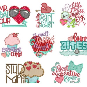 Little Love Cute Embroidery Designs Great for Valentines or ANY Time ...