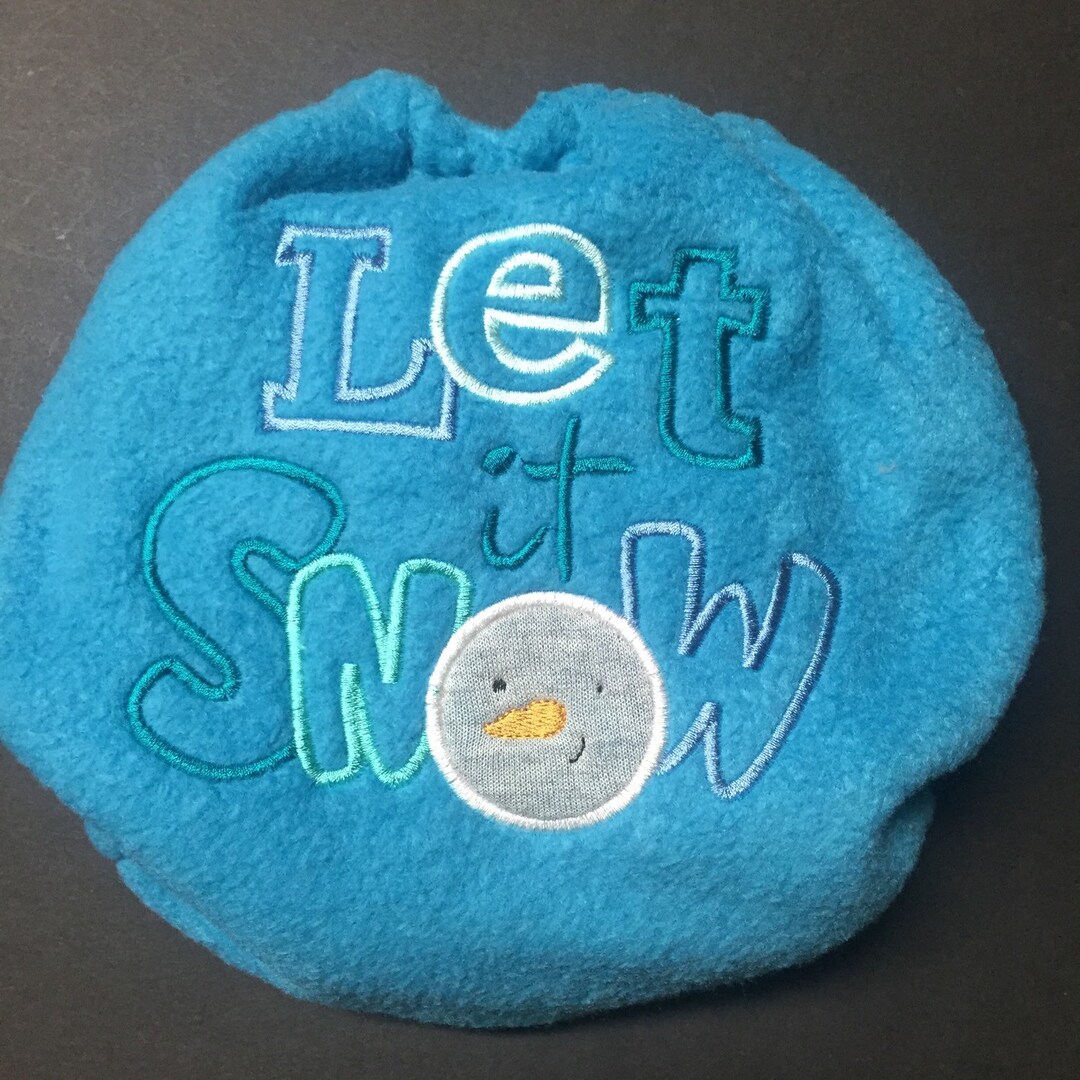 Christmas Mamabear One Size Fleece Diaper Cover - Let It Snow - Etsy