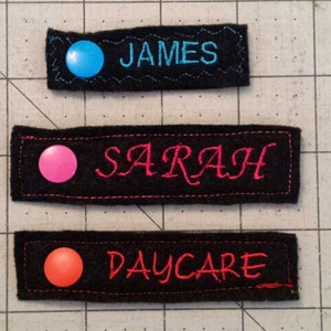 Snap on Cloth Diaper Labels, Alert Tags, Name Tags - Etsy