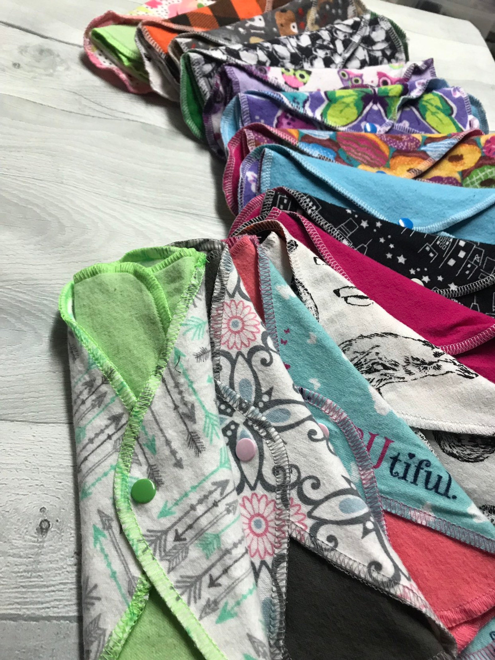 Random Set of 5 Ladywear Quick-dry Cloth Menstrual Pads - Etsy