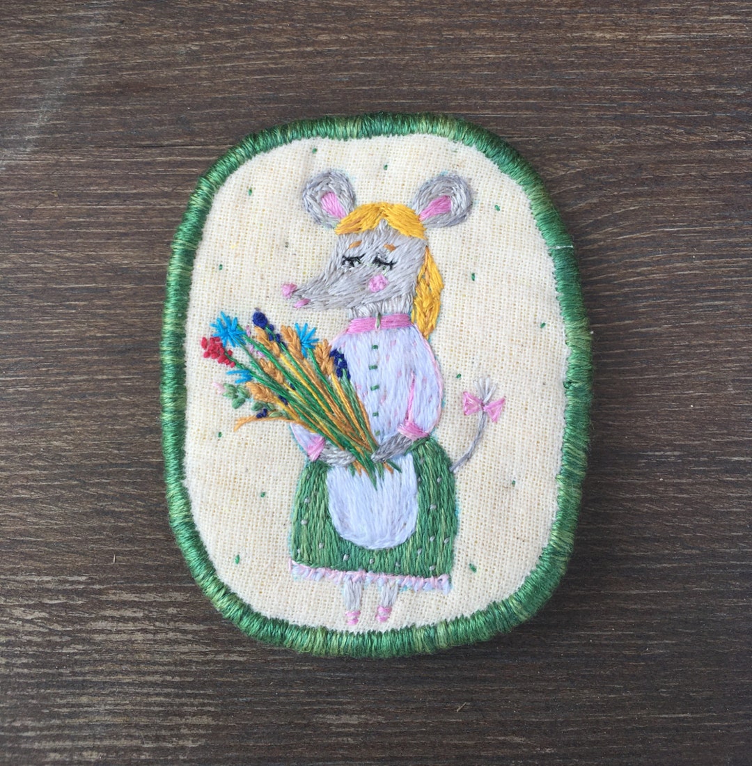 Brooch Country Mouse. Unique Statement Jewellery. Brooch With Mouse ...