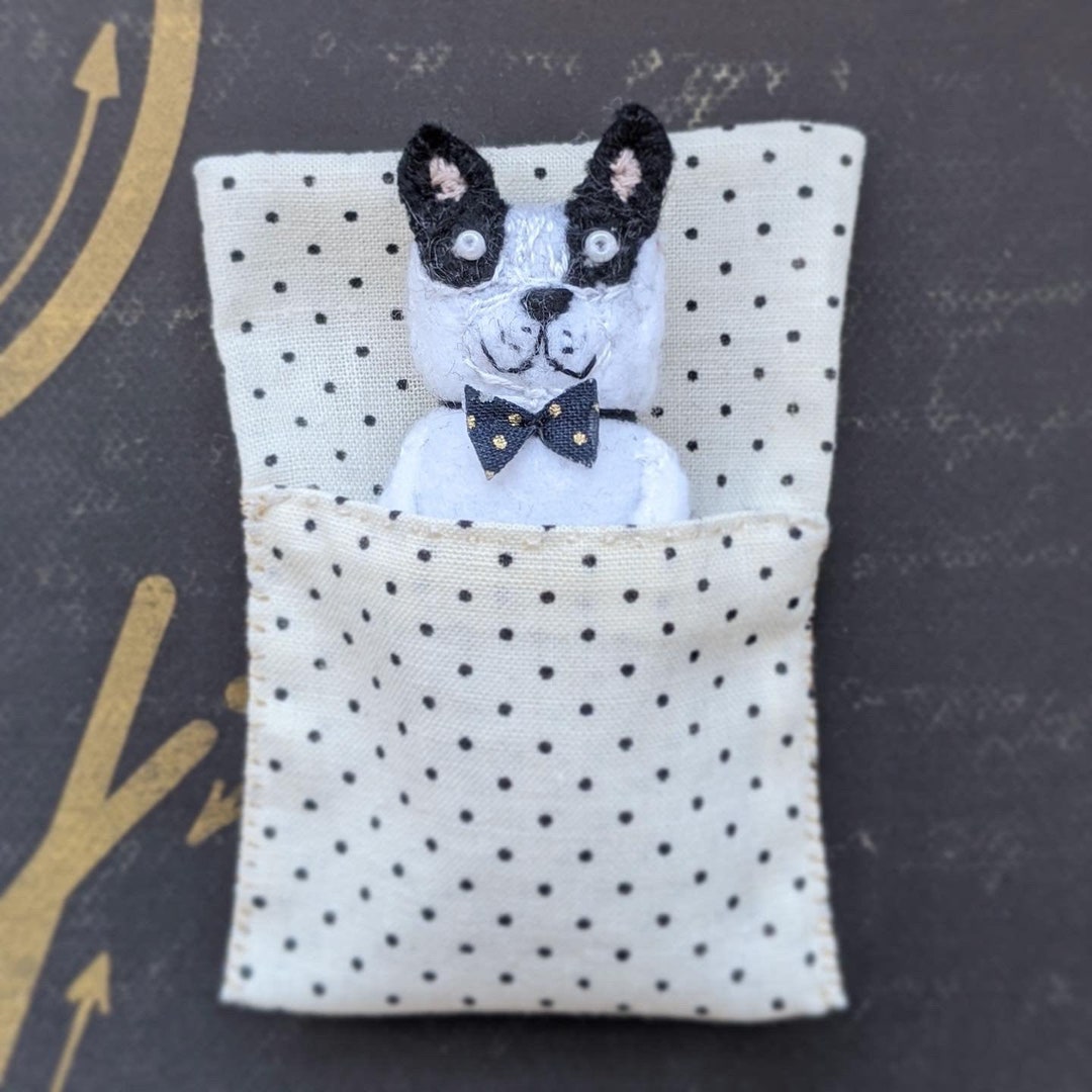 French Bulldog Doll. Worry Doll. Worry Doll Dog. Pocket Toy. - Etsy