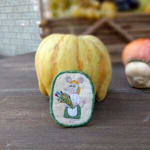 Brooch Country Mouse. Unique Statement Jewellery. Brooch With Mouse ...