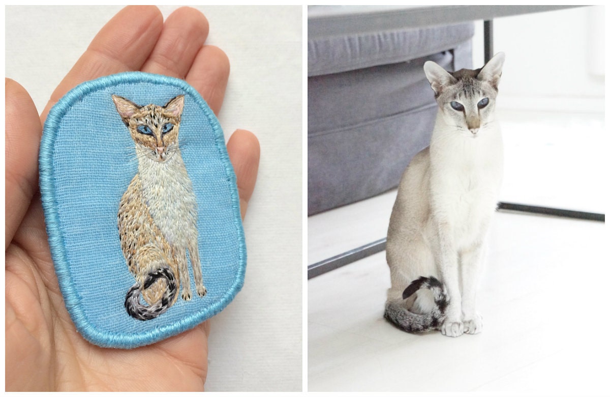 Custom Cat Portrait. Commission Pet Portrait. Personalized Cat - Etsy