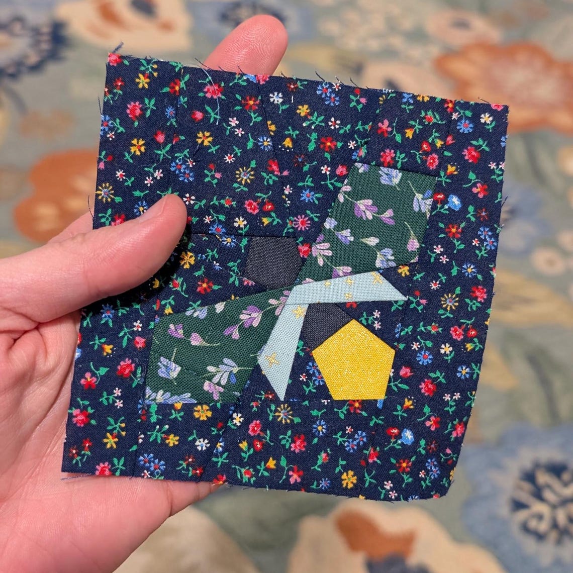Firefly - Foundation Paper Piecing PDF Pattern - 4 Inch Square Block - Etsy
