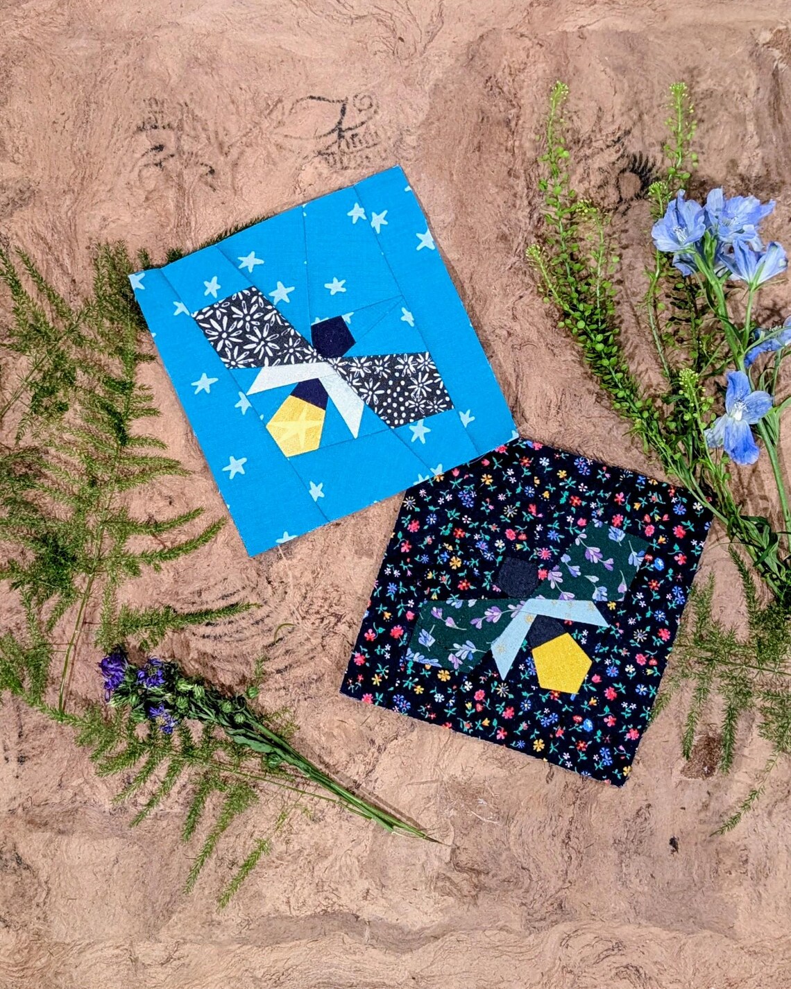 Firefly - Foundation Paper Piecing PDF Pattern - 4 Inch Square Block - Etsy