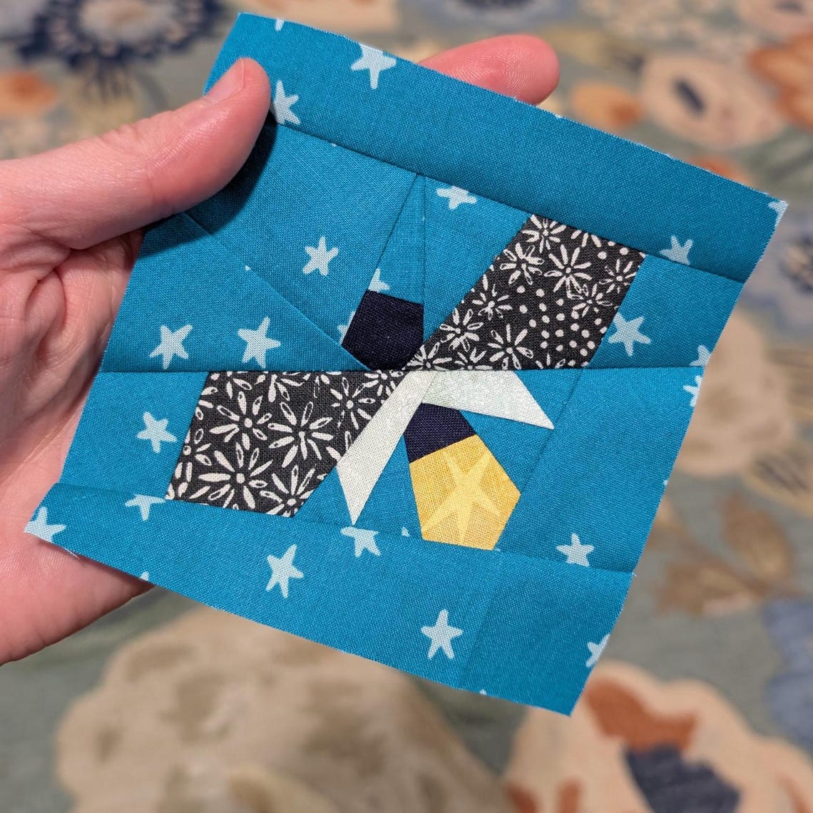 Firefly - Foundation Paper Piecing PDF Pattern - 4 Inch Square Block - Etsy