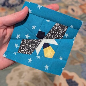 Firefly - Foundation Paper Piecing PDF Pattern - 4 Inch Square Block - Etsy