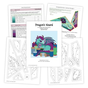 Dragon's Hoard - Foundation Paper Piecing PDF Pattern - Etsy
