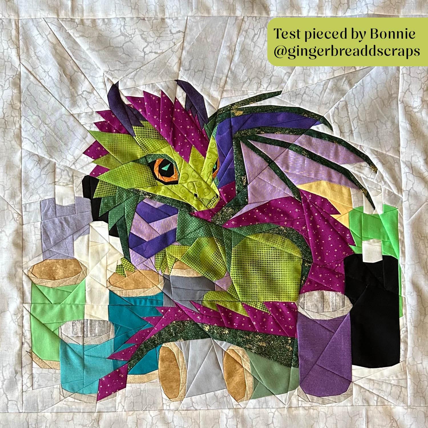 Dragon's Hoard - Foundation Paper Piecing PDF Pattern - Etsy
