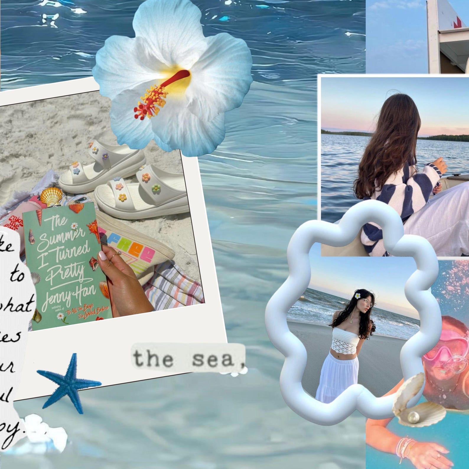 Instagram Scrapbook Template | Beach Vibe Version - Etsy