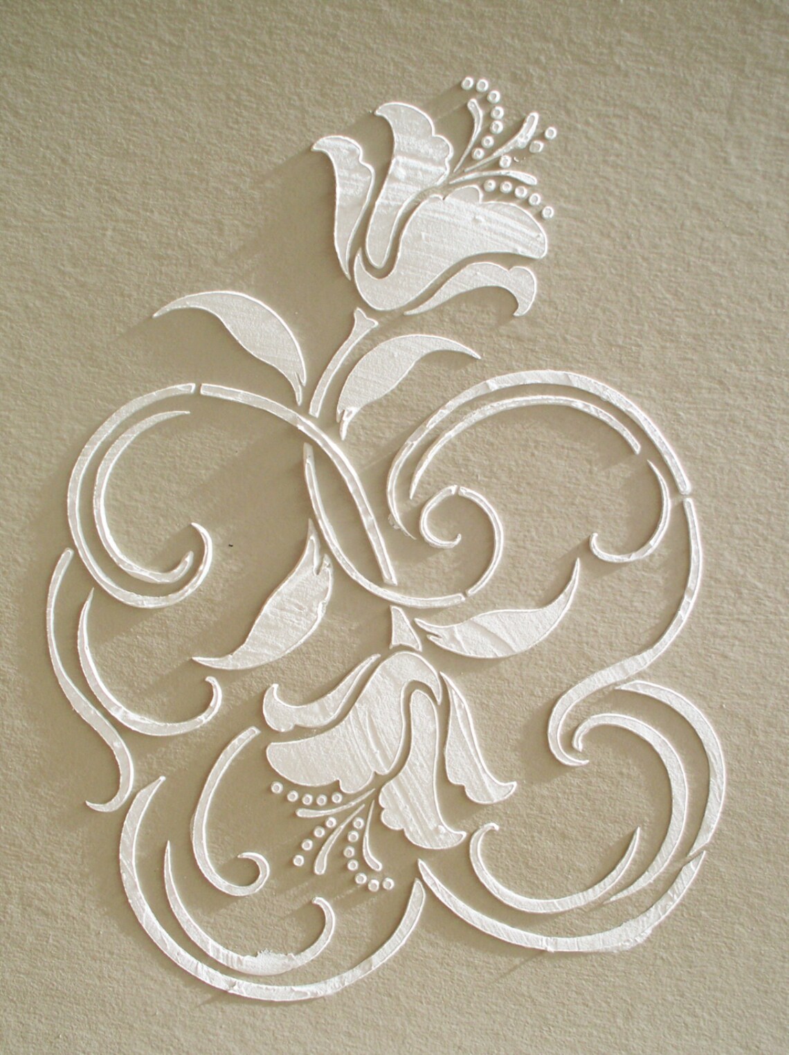 Plaster Stencil Douceur Furniture Stencil Wall Stencil Floor - Etsy