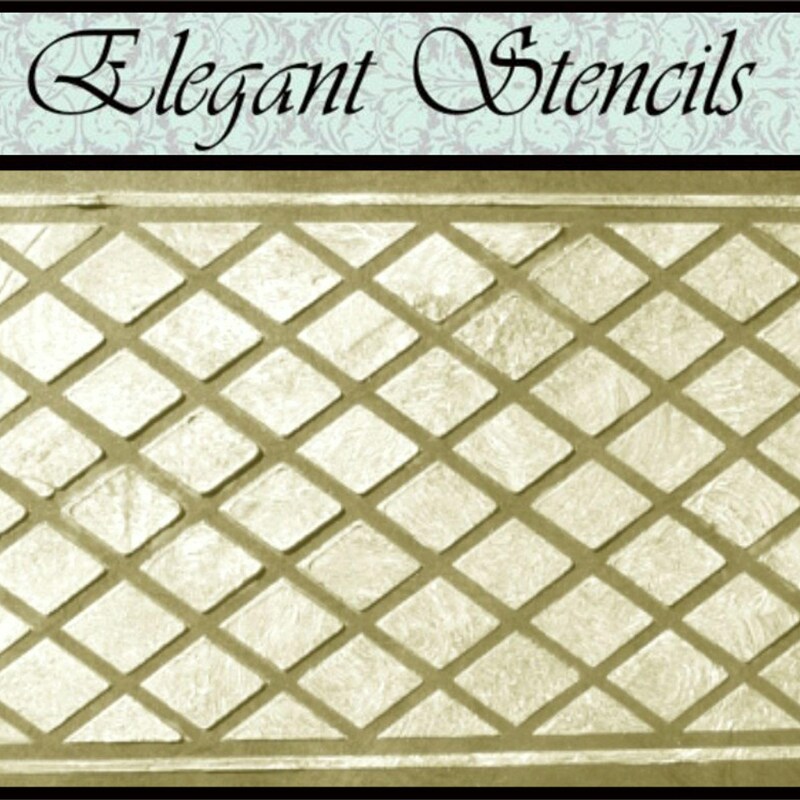 Diamond Stencil - Etsy