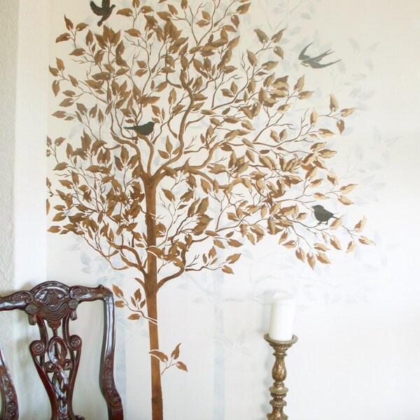 Tree Stencil - Etsy