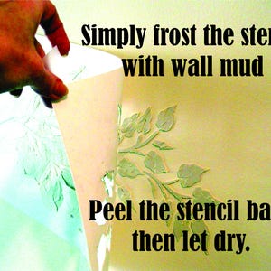 Wall Stencil Lilac Fleurs-m Stencils for Walls, Lilac Stencil, Plaster ...