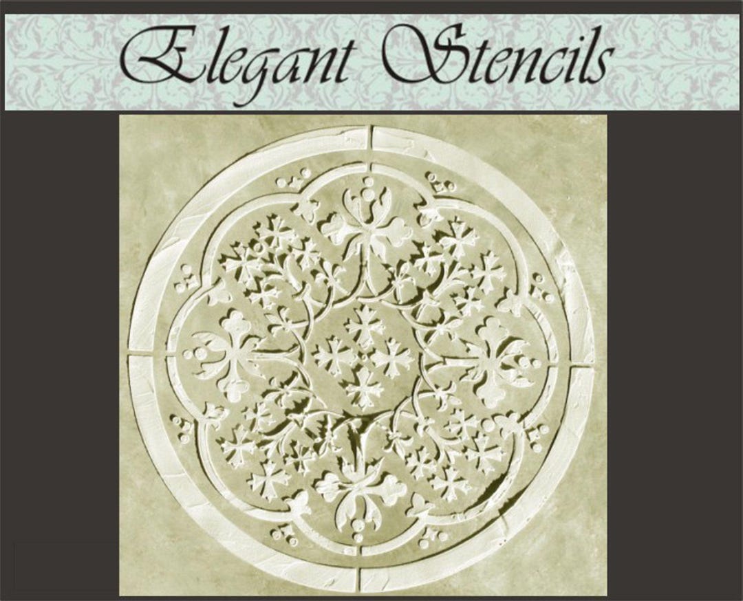 Plaster Stencil Moroccan Medallion Furniture Stencil, Wall Stencil - Etsy