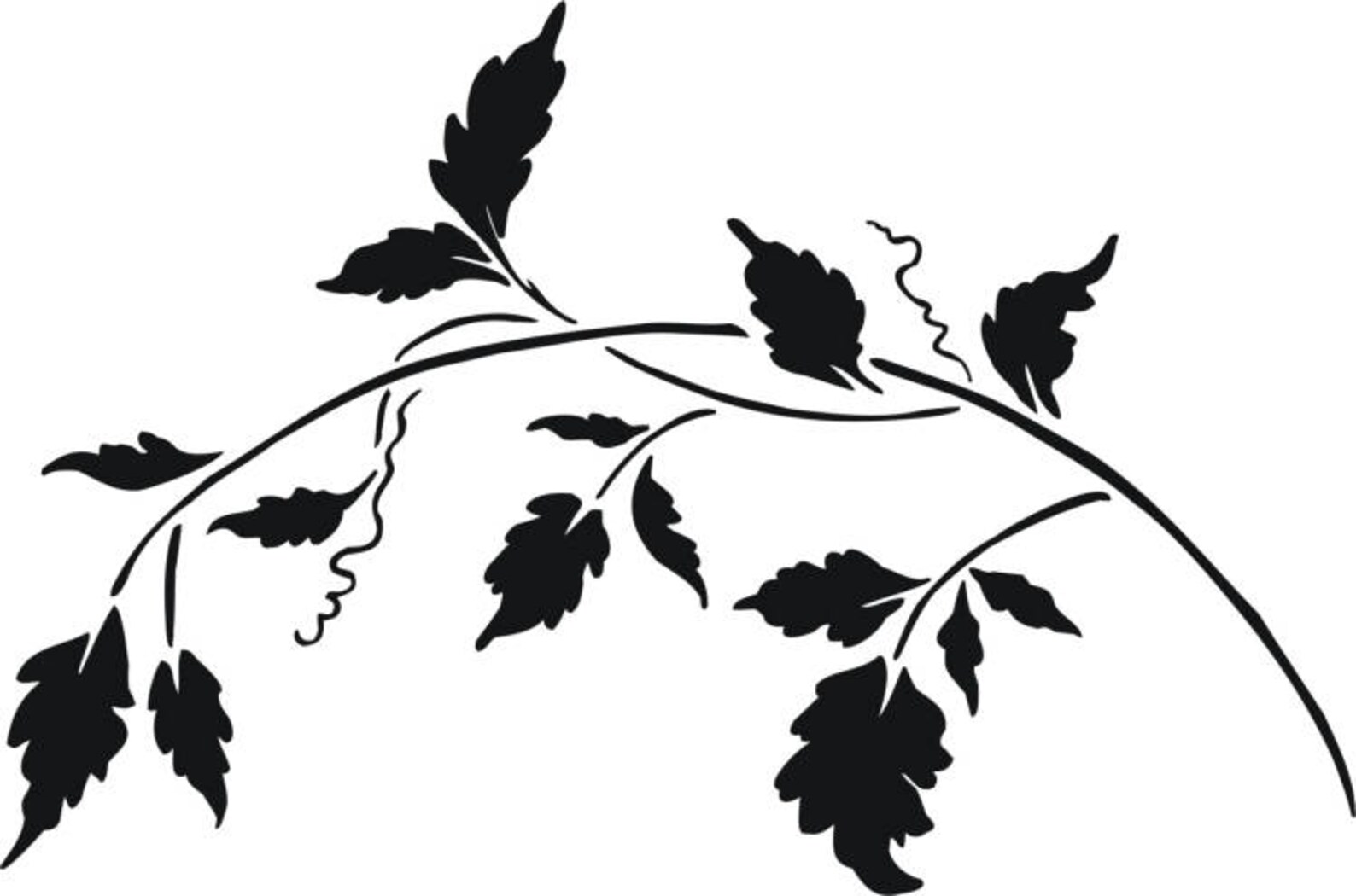 Stencil Stylish Vine Wall Stencil Vine Stencil Stencils for - Etsy