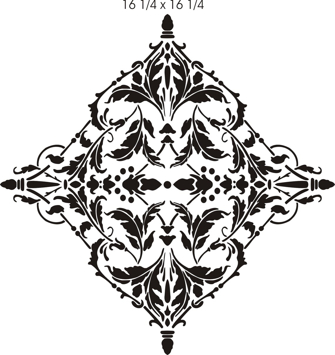 Plaster Stencil Pascal Medallion Wall Stencil Furniture - Etsy