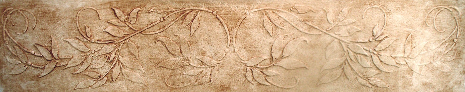 Plaster Stencil Palisades Border Wall Stencil Border Stencil | Etsy