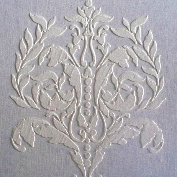 French Damask Stencil - Etsy
