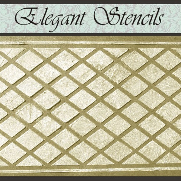 Diamond Stencil - Etsy