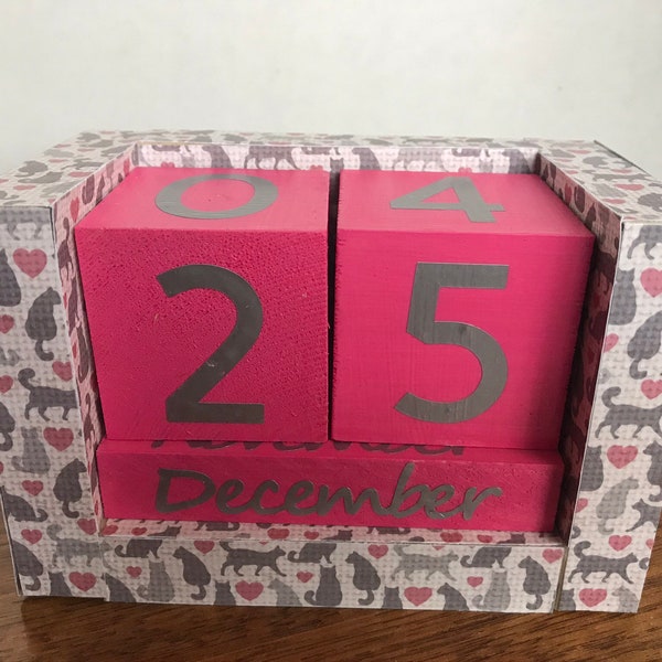 Block Calendar - Etsy