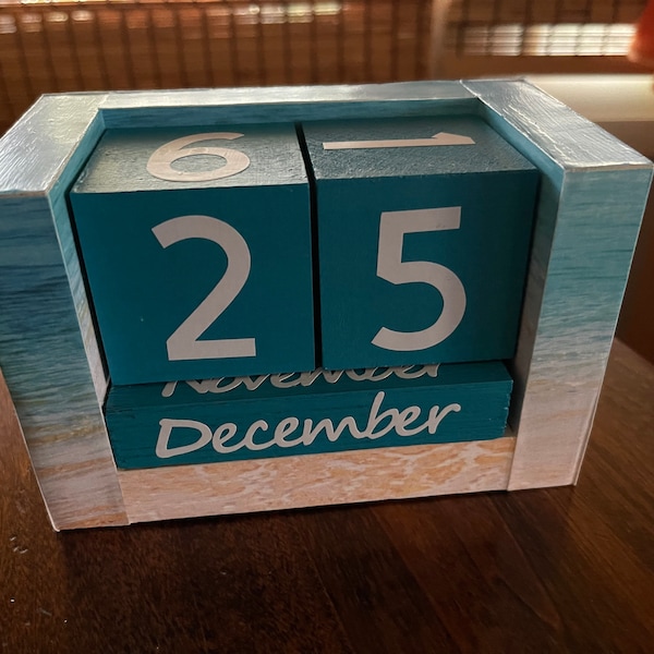 Block Calendar - Etsy