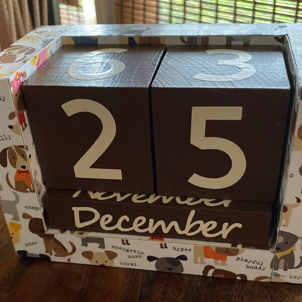 Dog Perpetual Calendar - Etsy
