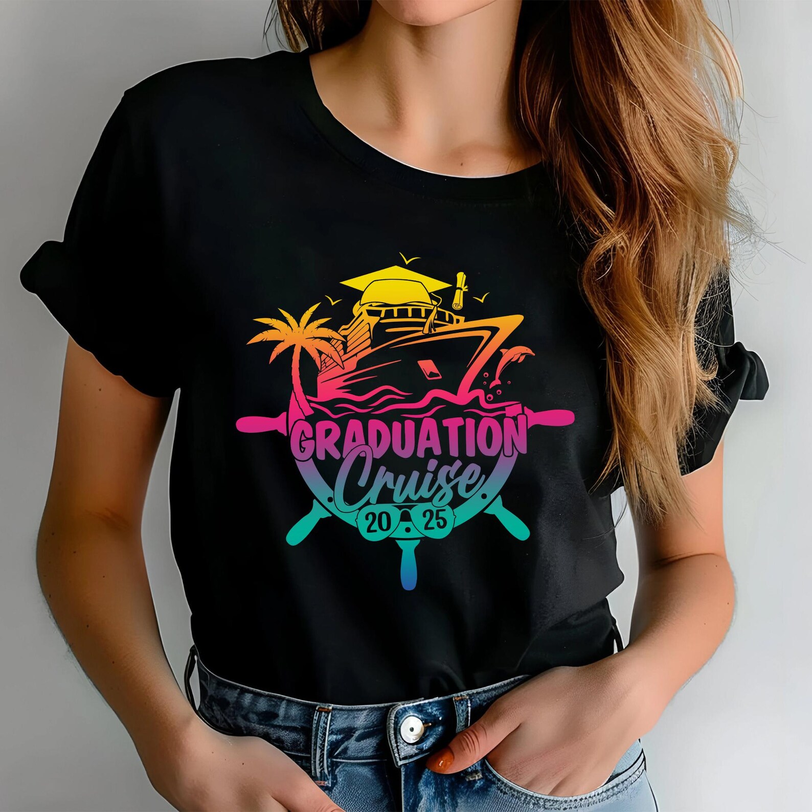 Graduation Cruise Shirt, Class of 2025 Family Graduation Cruise T ...
