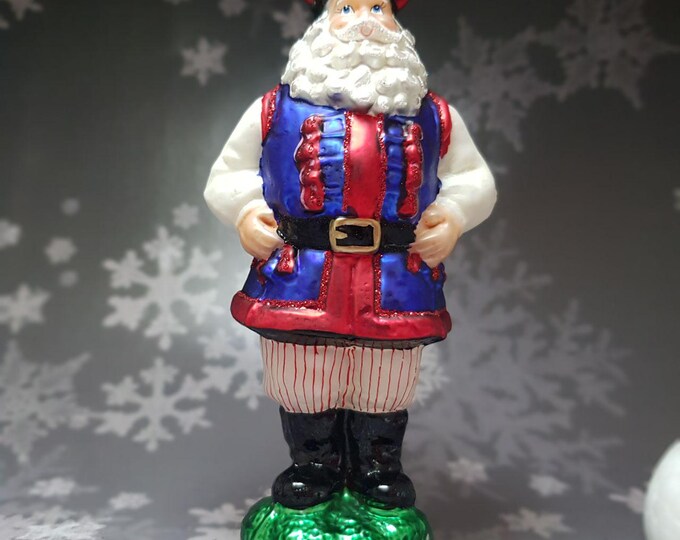 Santa Claus in Red Ded Moroz Saint Nicolaus Christmas Glass Figure ...
