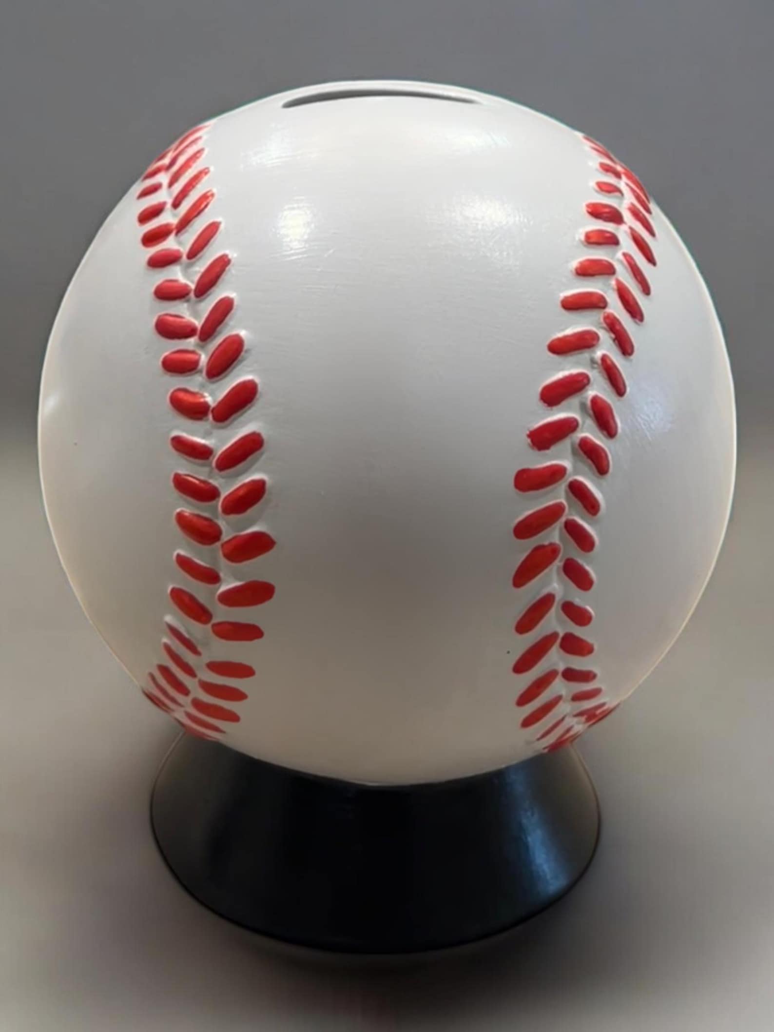 Baseball Piggy Bank, Personalized, Hand-painted, New Baby Gift, Nursery ...