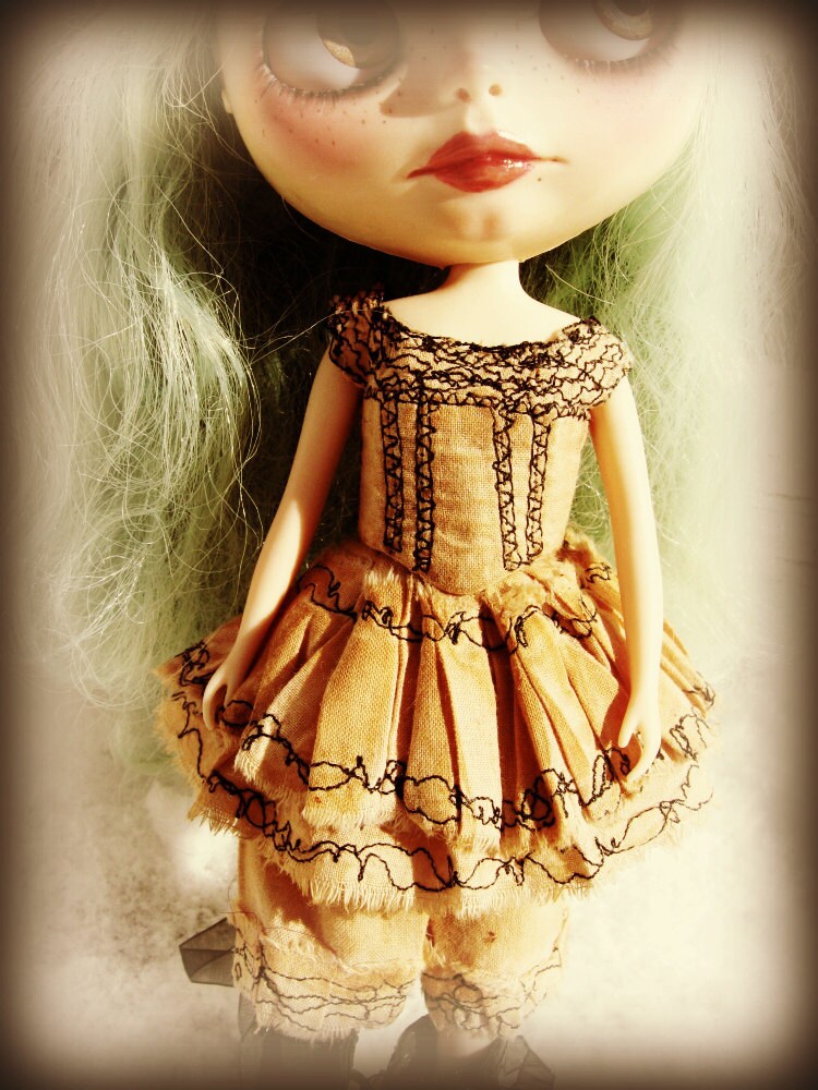 PATTERN Blythe Doll Designer Pattern/tutorial PDF for 3-piece Corset ...